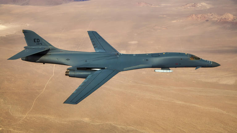 The B-1B Lancer 'Bone' bomber can now carry hypersonic missiles