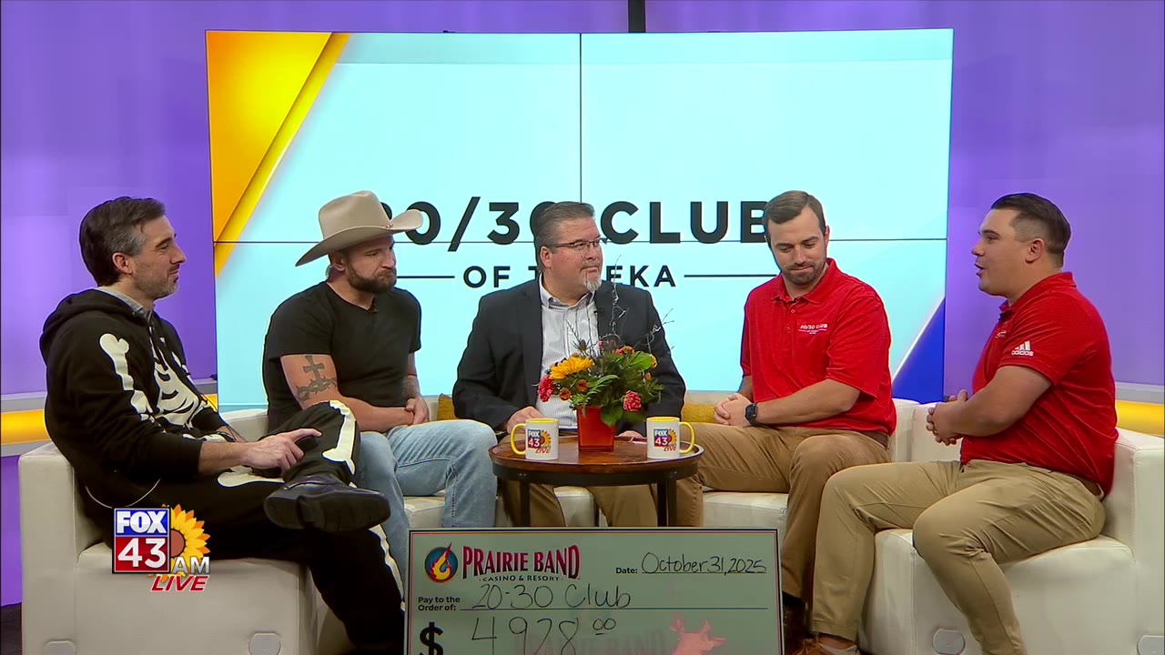 Fox 43 AM Live 2030 Club Prairie Band Casino 103125