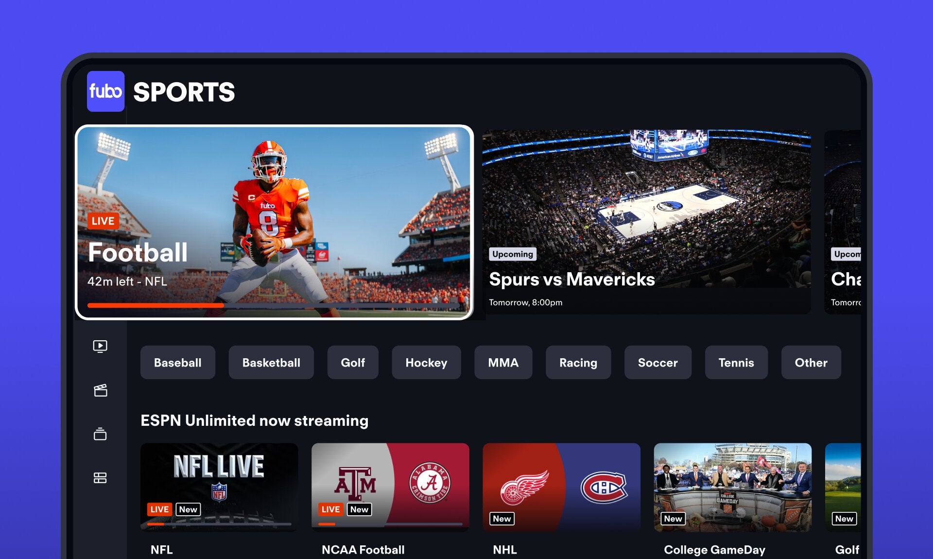 Fubo makes sports skinny bundle available via quarterly subscriptions
