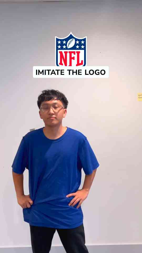 Imitate the NFL Logo #shorts #short