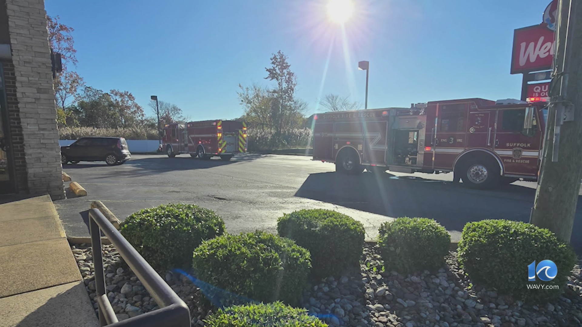 Suffolk Wendy’s temporarily closes following accidental fire