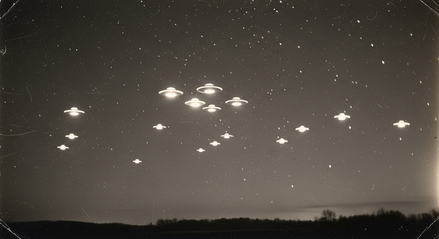 Il y a 75 ans, d’étranges flashs dans le ciel évoquaient des OVNIS ...