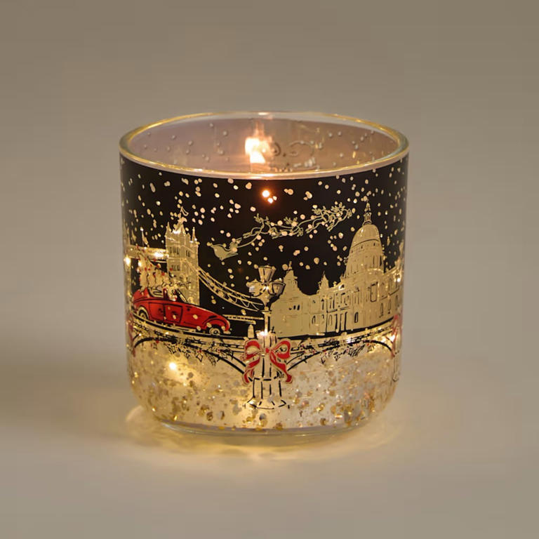 Marks and Spencer's bestselling Christmas light-up candle is finally ...
