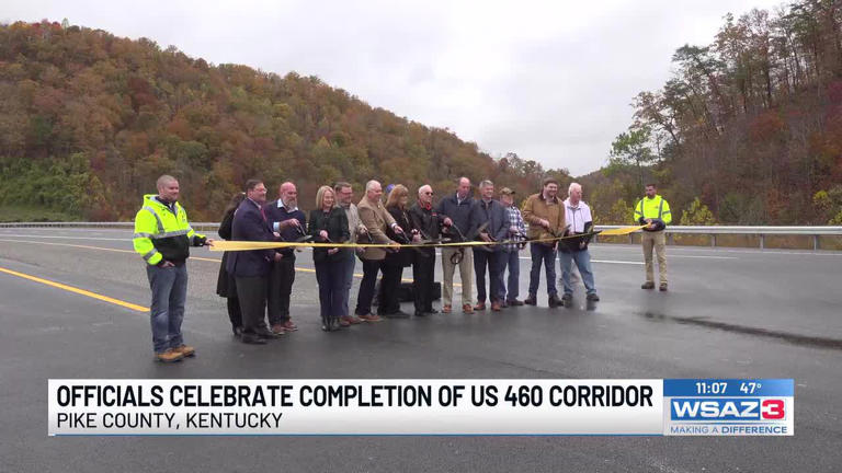 Officials celebrate completion of US 460 corridor
