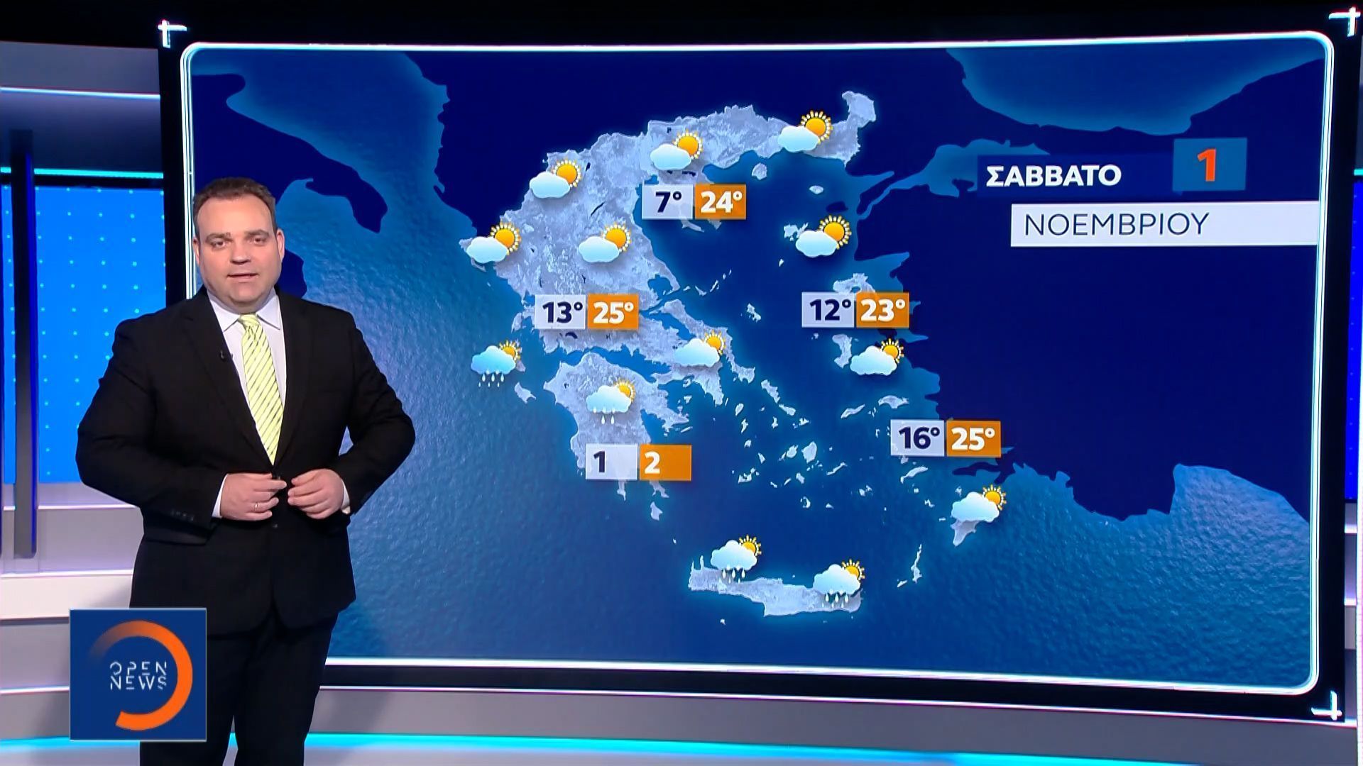 Δελτίο Καιρού 31/10/2025