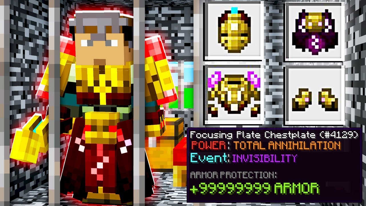 The scariest Minecraft armor ever... (Minecraft prison #10)