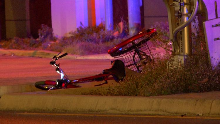 Man on bicycle injured after being struck by car in northeast-side San ...