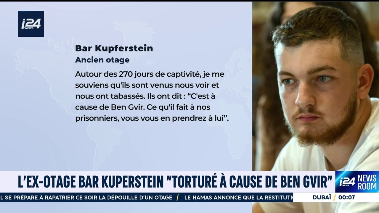 Le survivant de captivité Bar Kuperstein organise une mise de tefilin ...
