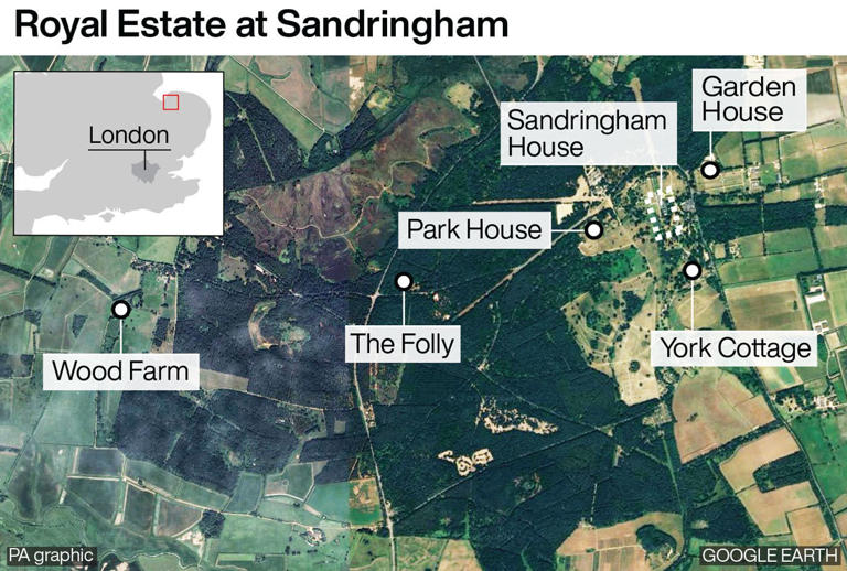 Where will Andrew live on Sandringham Estate? Here are the options