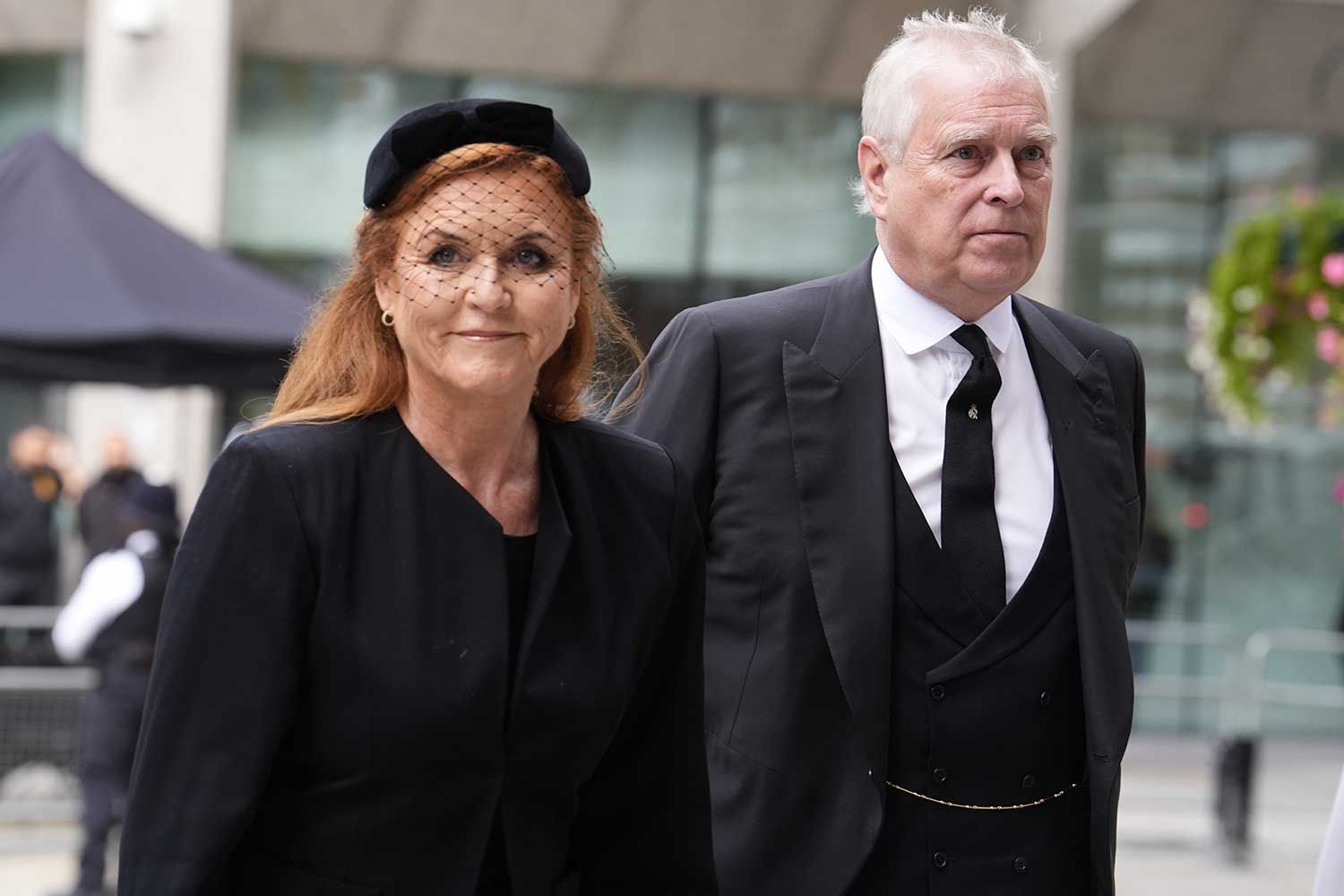 Former Prince Andrew and Sarah Ferguson Reemerge at Granddaughter’s ...