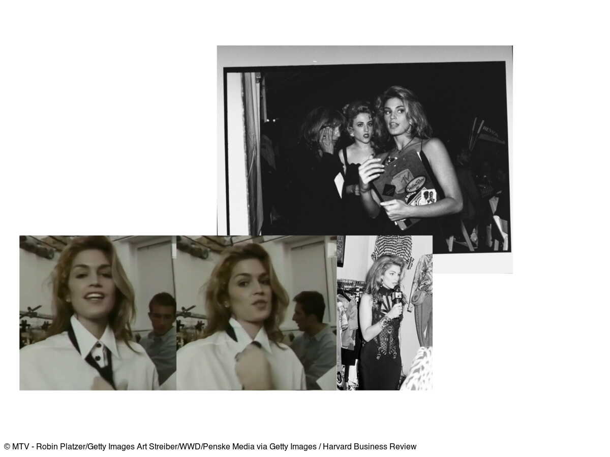 Quand Cindy Crawford était présentatrice d'une émission mode culte sur MTV