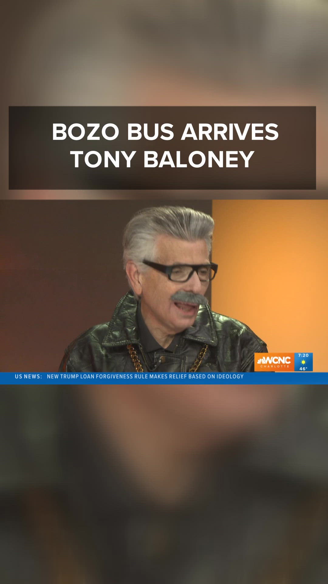 Bozo Bus: Tony Baloney visits WCNC Charlotte