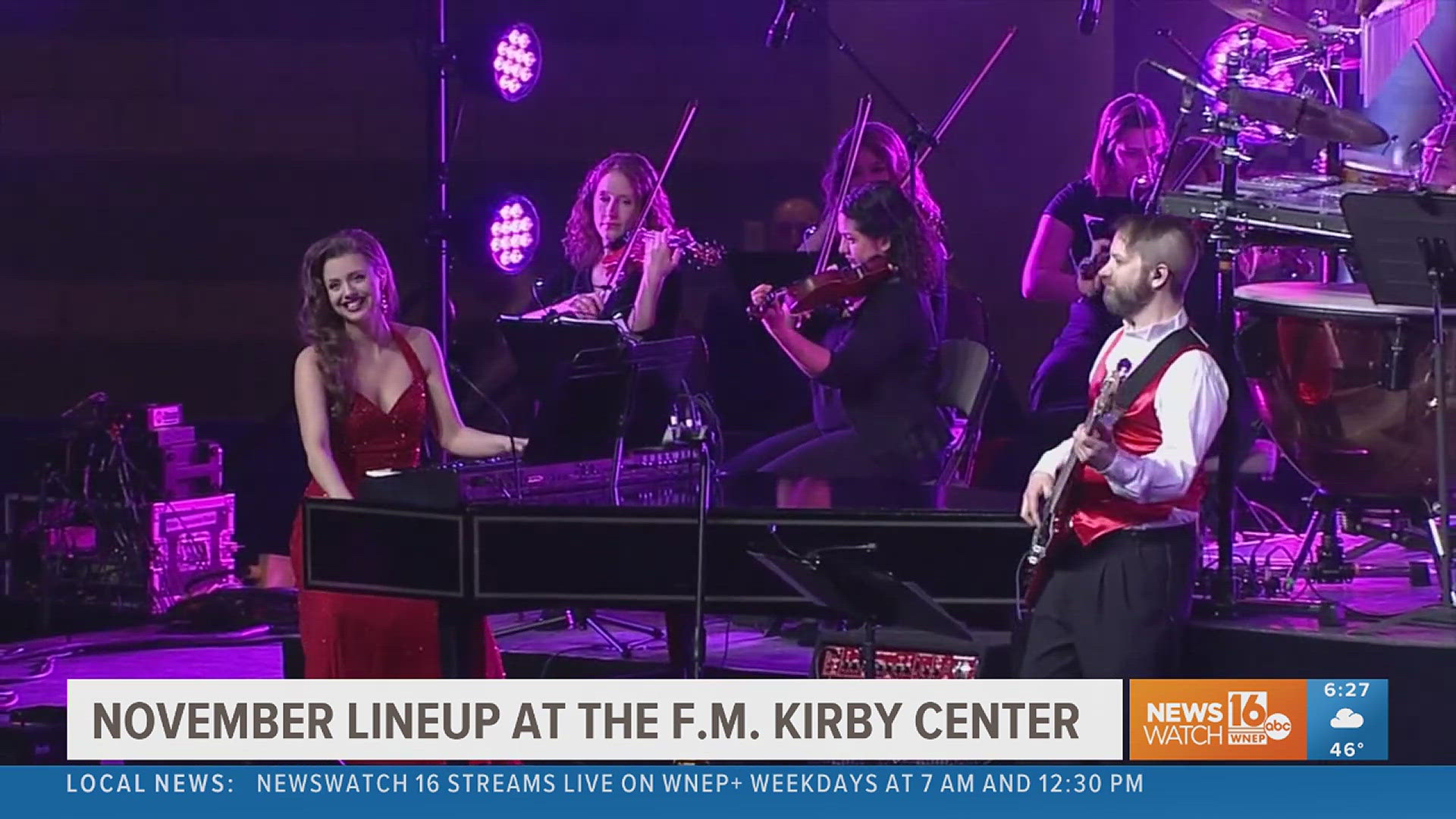 November lineup at the F.M. Kirby Center