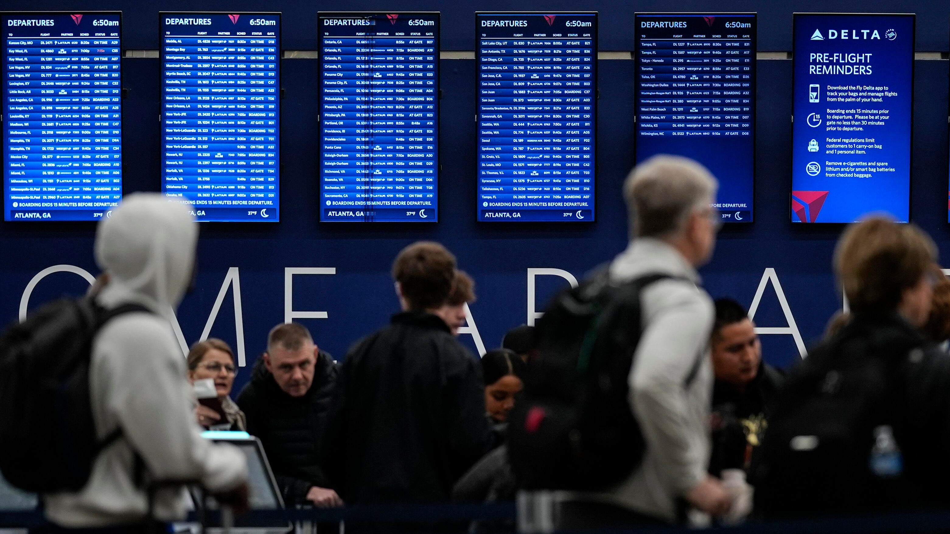 Flight cancellations continue Tuesday at Atlanta airport as government ...