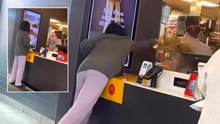 Woman attacks McDonald's staff over breakfast error