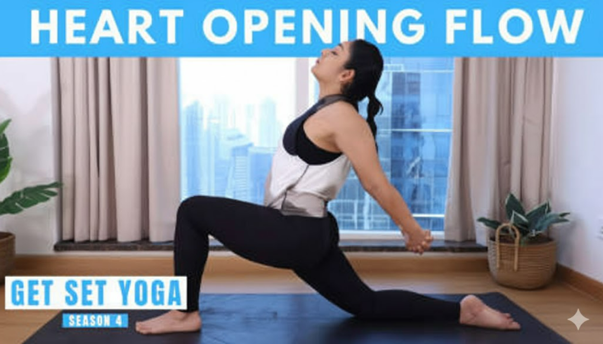 Heart Opening Flow | Yoga to Stretch Chest & Shoulders