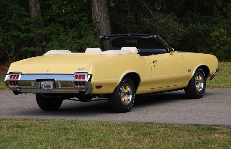 Rare 1972 Oldsmobile 4-4-2 Convertible Headlines Raleigh Classic Auction