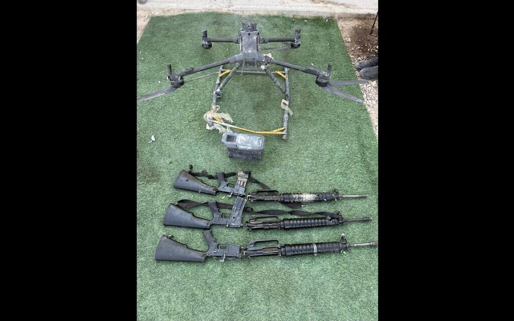 IDF thwarts latest attempt to smuggle weapons from Egypt using drone