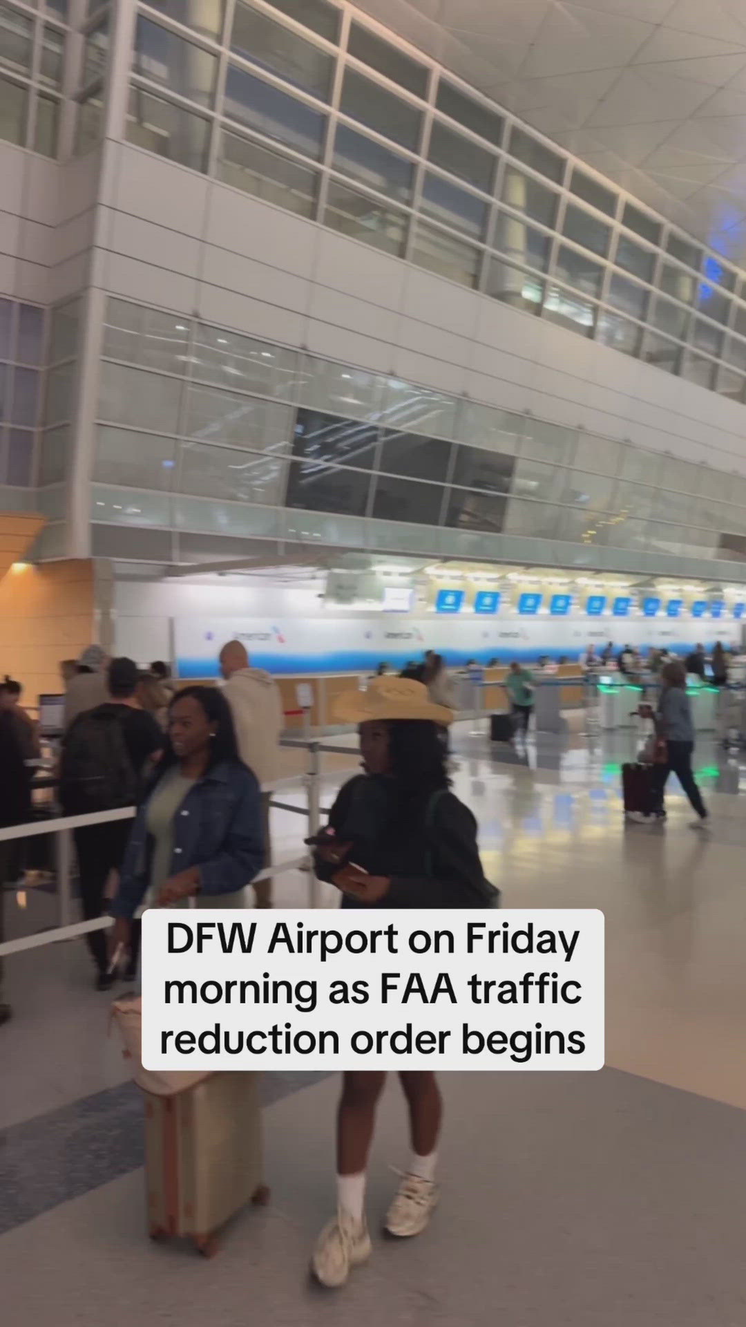 DFW Airport flight delays Friday morning