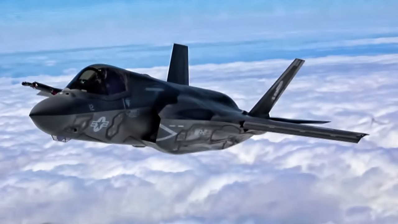 USMC F-35B • Flight Above The East China Sea