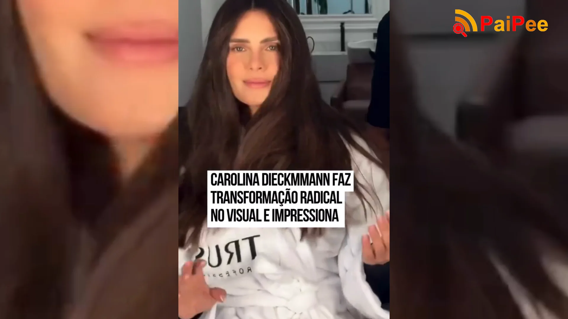 Carolina Dieckmann muda o visual e adota fios castanhos com toque dourado