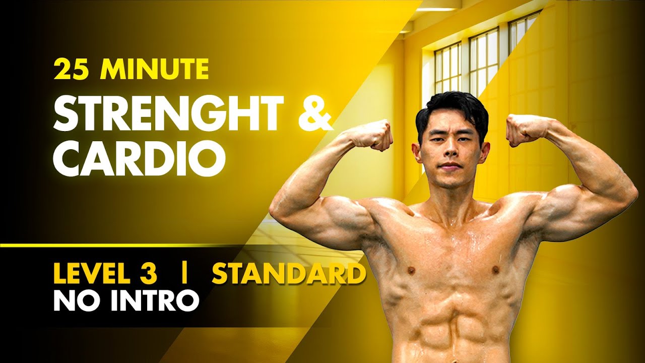 Get fit at home: 25 min bodyweight challenge!