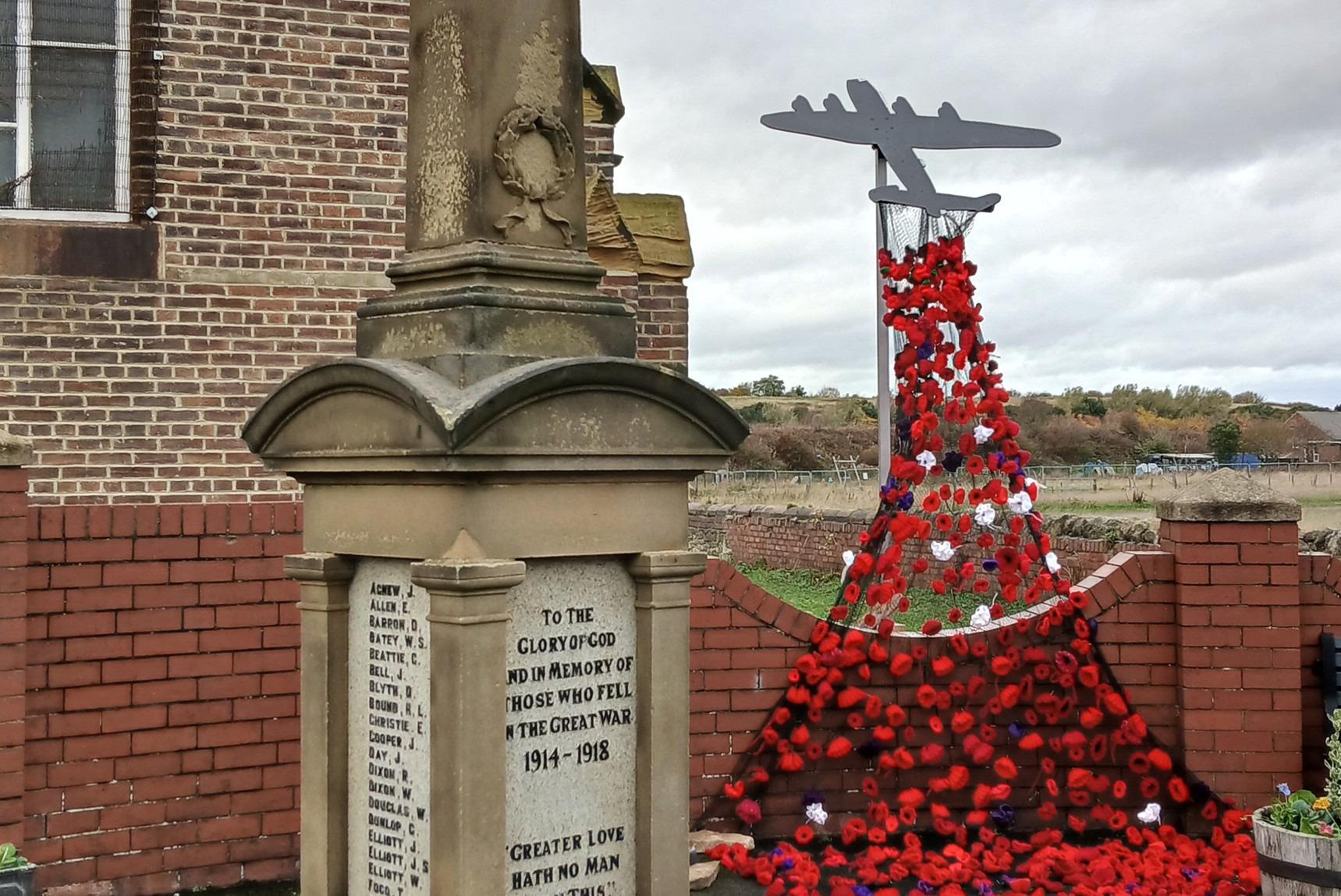 Cambois data centre backs striking Lancaster Bomber poppy tribute for ...