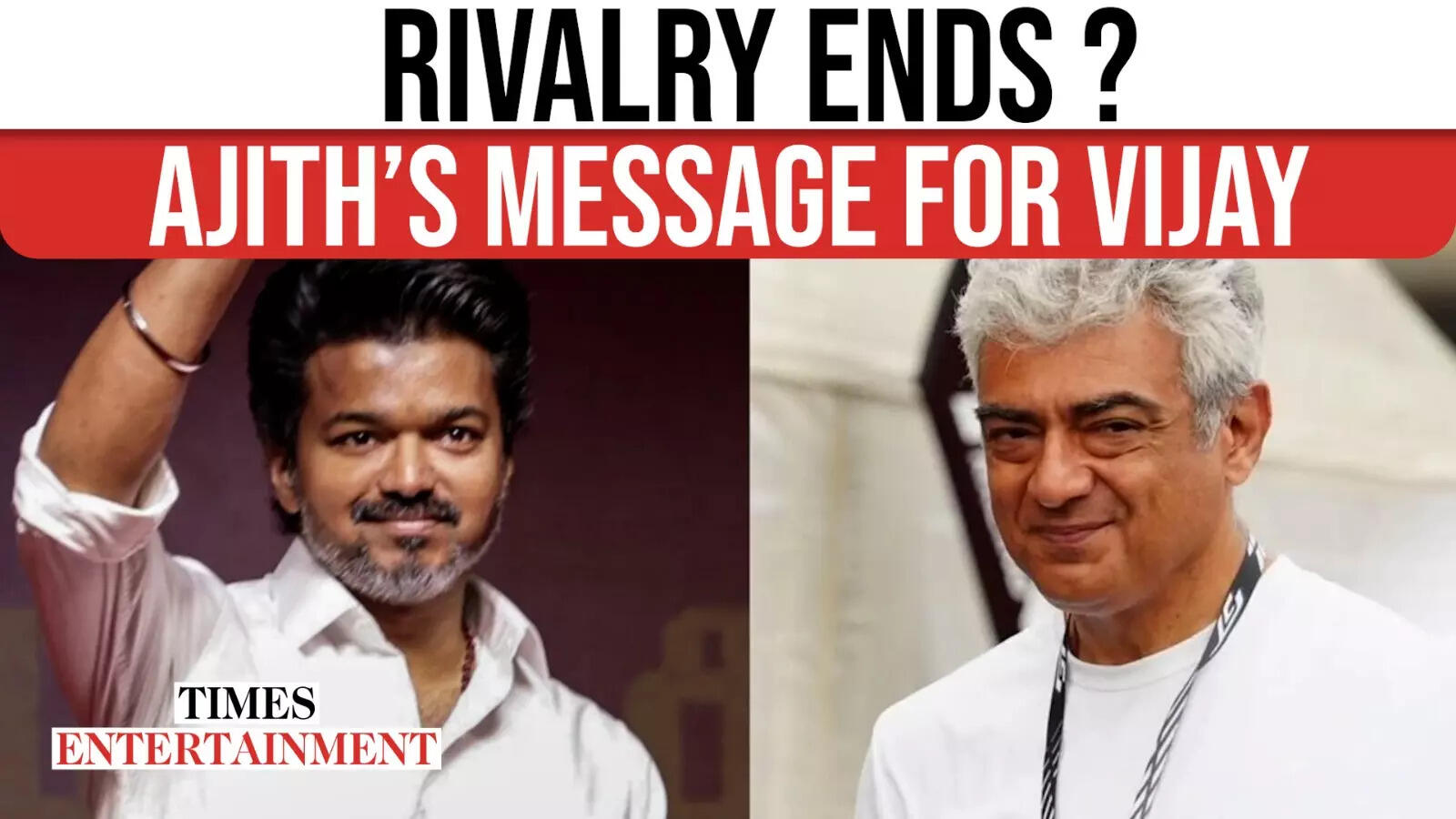 Ajith Kumar Breaks Silence On Rivalry With Vijay, Asks The Miscreants ...
