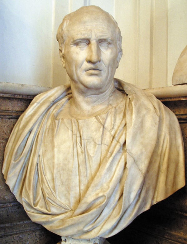 Face pain calmly, Cicero advises for noble growth