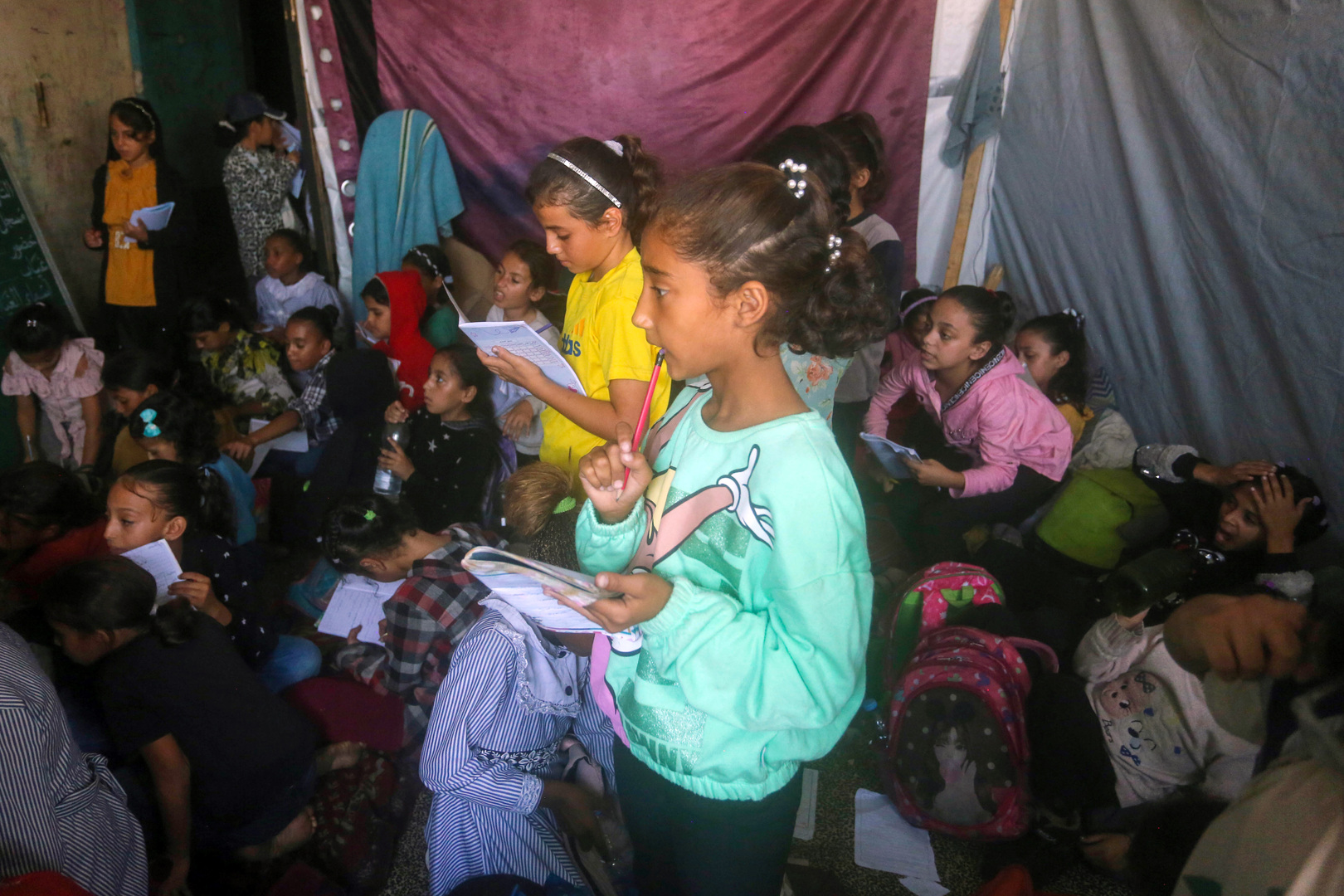 Schools by day, shelters by night: Students return to Gaza classrooms