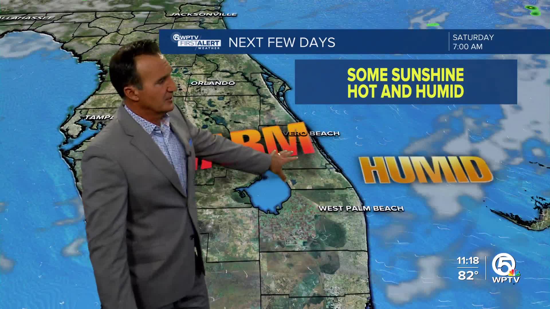 WPTV First Alert Weather Forecast for Afternoon of Friday, Nov. 7, 2025