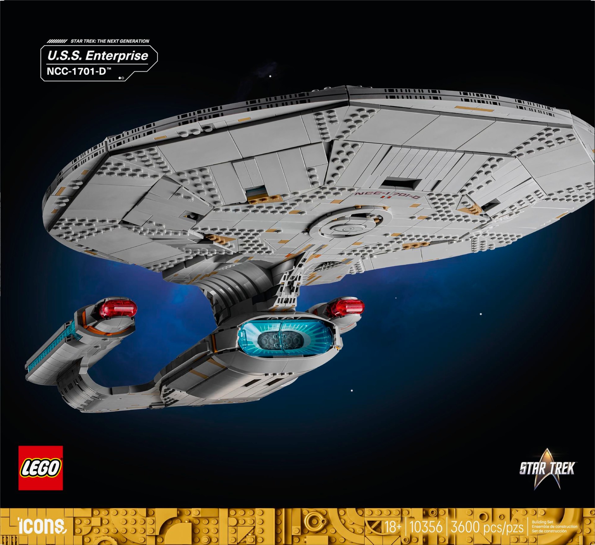 First Lego Star Trek The Next Generation model arrives