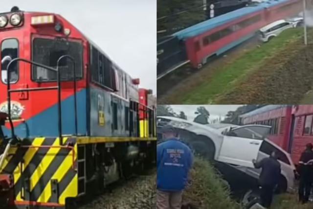 El video del violento accidente del Tren de la Sabana en Cundinamarca