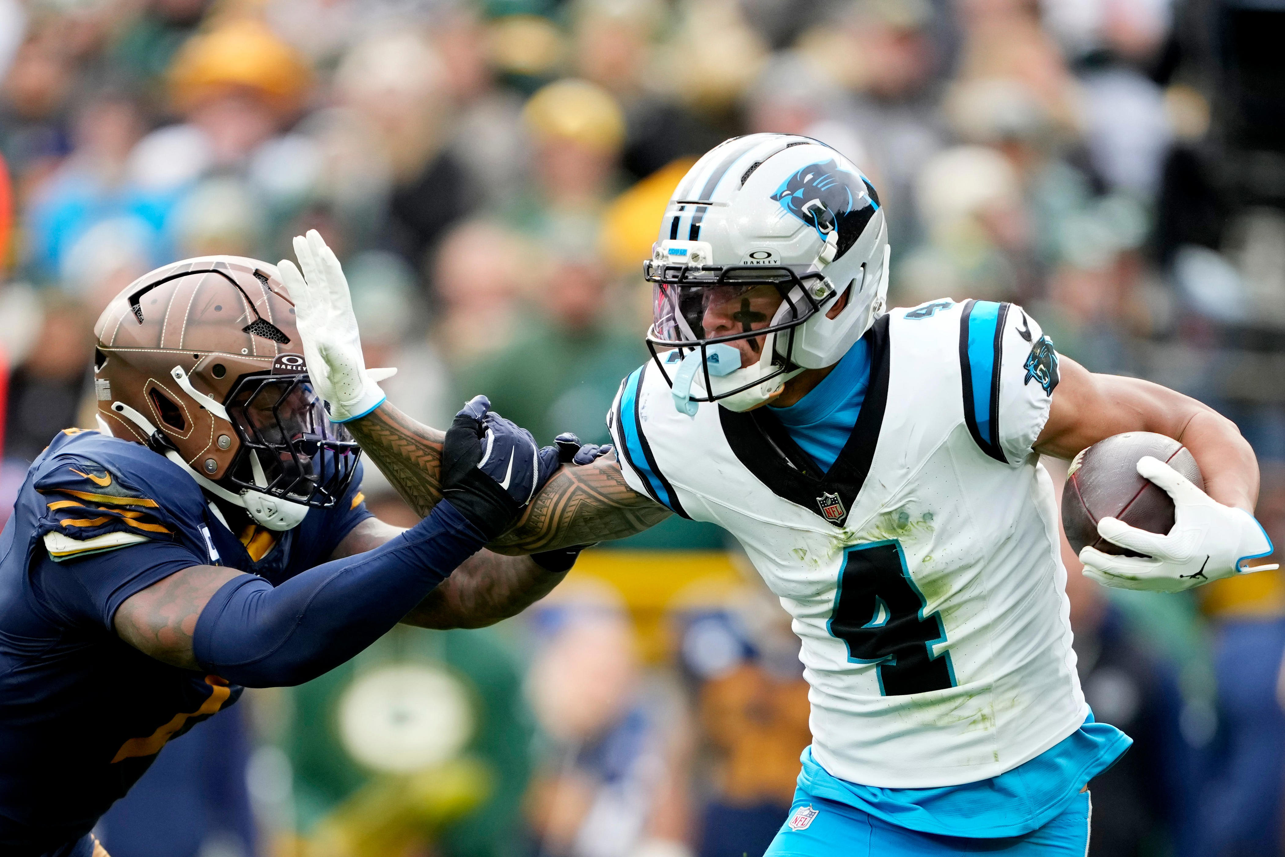 Panthers HC Dave Canales says there's concern over WR Tetairoa McMillan ...