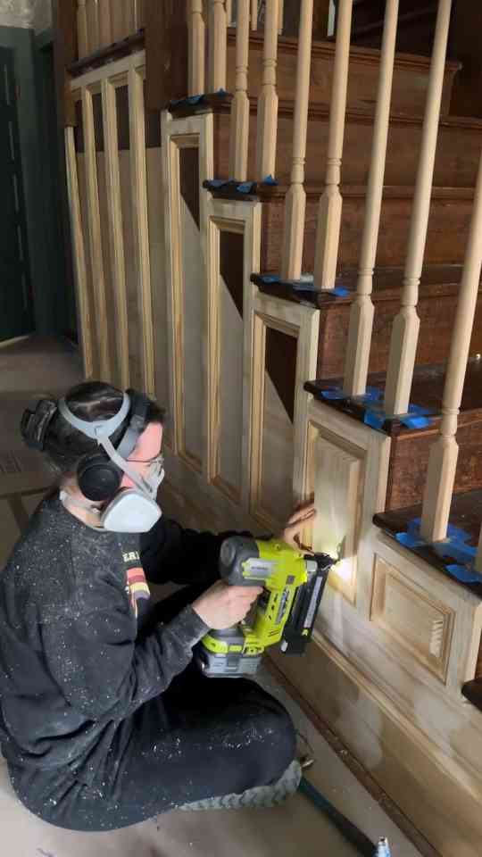 Transforming My Staircase with DIY Wall Paneling