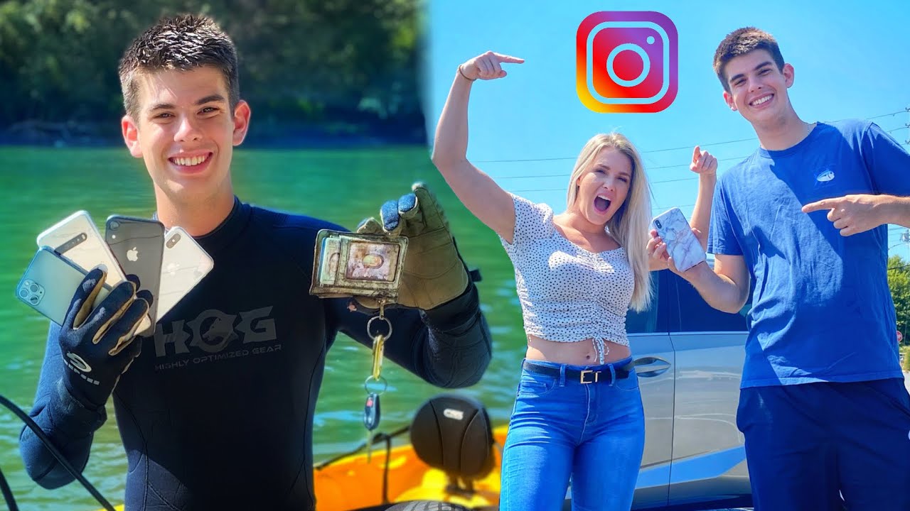 Instagram Model's Lost iPhone Found Metal Detecting Underwater ...