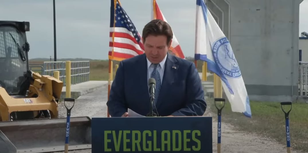 Governor DeSantis breaks ground on new pump station to send cleaner ...