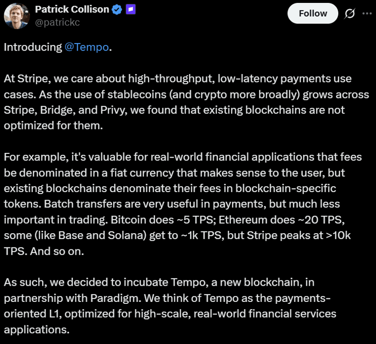 Commonware secures $25M from Tempo as Stripe, Paradigm deepen ...