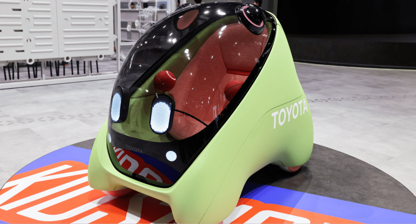 Toyota's self-driving EV bubble car for kids turns heads in Japan