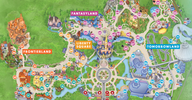2026 Magic Kingdom map – Walt Disney World