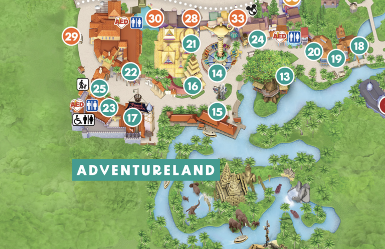 2026 Magic Kingdom map – Walt Disney World