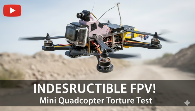 Indestructible FPV Quadcopter Test — Mini Drone Madness