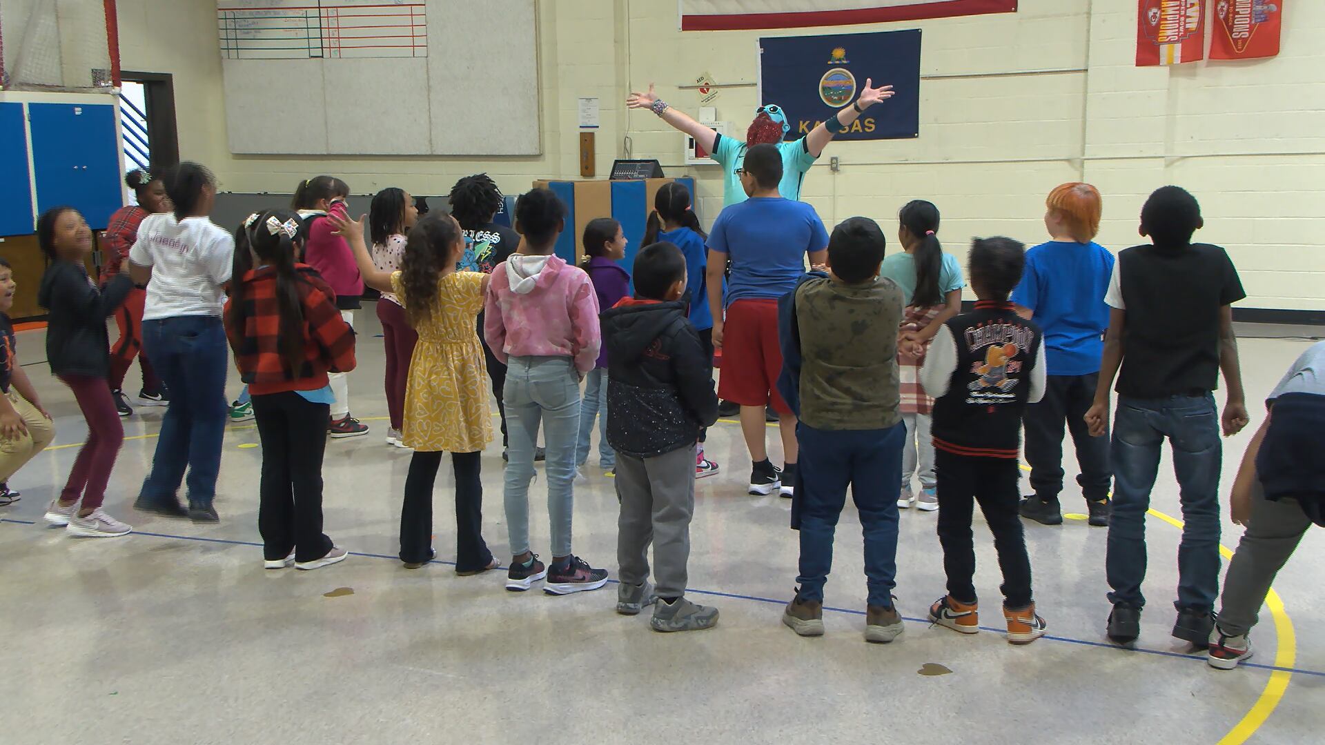 KC Current hosts pep rally at elementary school ahead of first playoff game