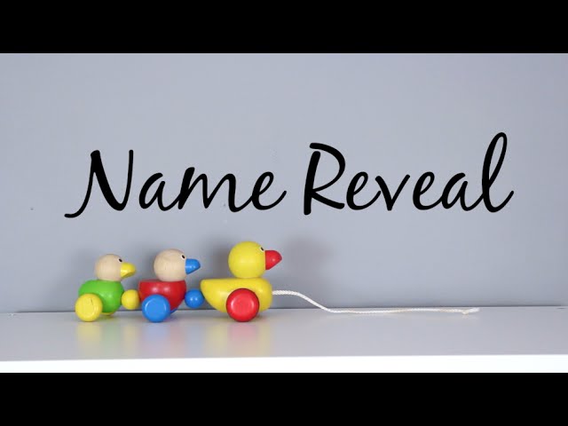 Name reveal! | Baby boy #2