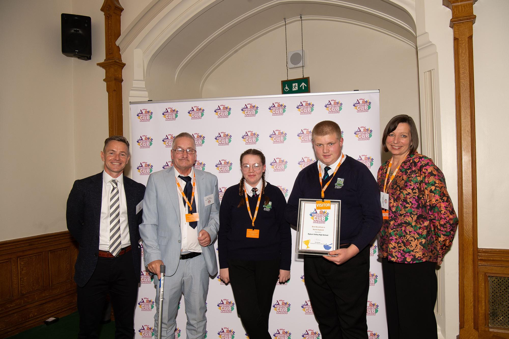 Ryburn Valley High awarded best Breakfast Club in the North of England