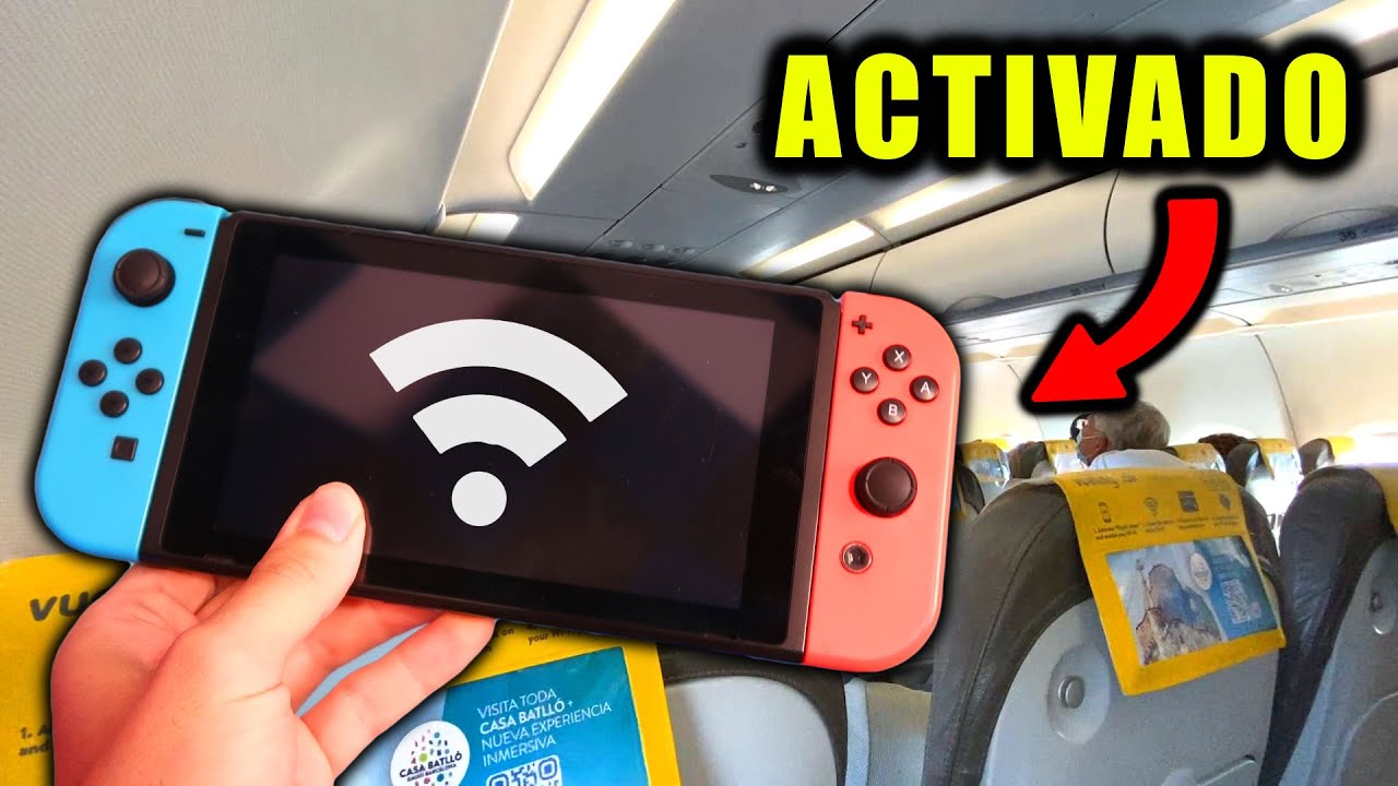 😢 encendí mi NINTENDO SWITCH en el AVIÓN y ESTO FUE LO QUE PASO ¿ES LEGAL?