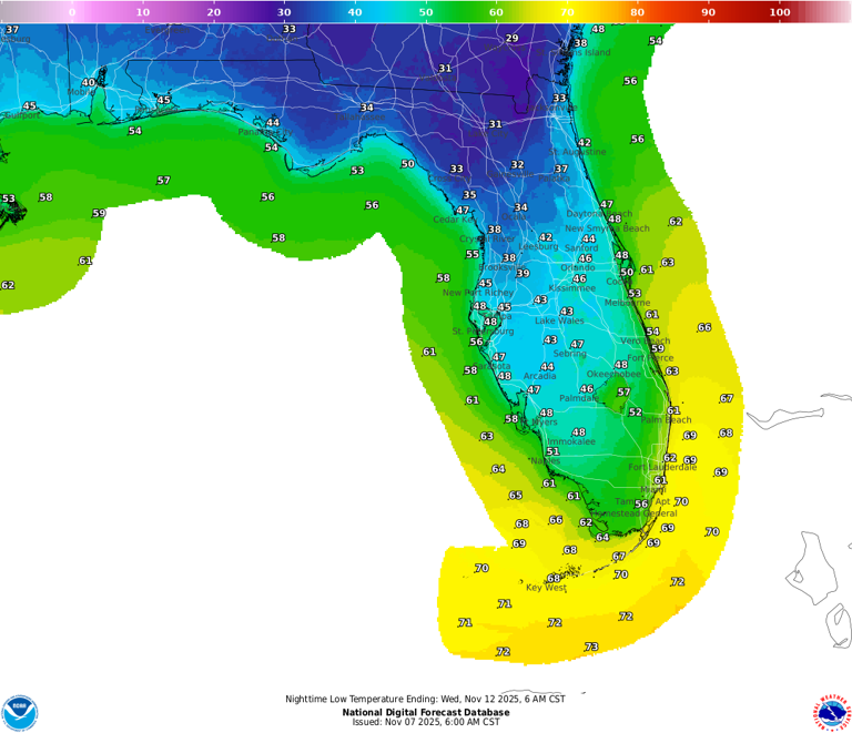 Cold blast to chill all Lower 48 states. Maps show how cold it’ll get ...