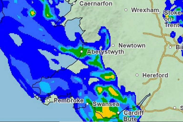 Hour-by-hour weather forecast as heavy rain hits Wales after week of ...