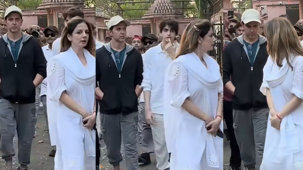 Hrithik Roshan stands by ex-wife Sussanne Khan's side as she gets ...