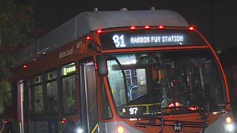 Police search for South LA Metro bus robbery and assault suspect